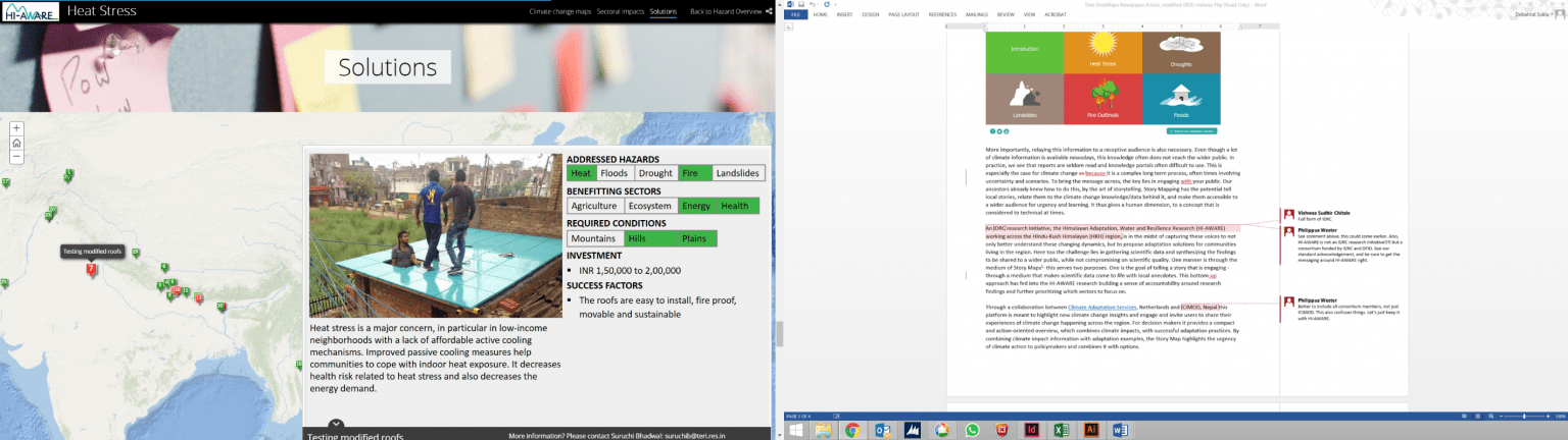 Mapping the stories of climate change - ICIMOD