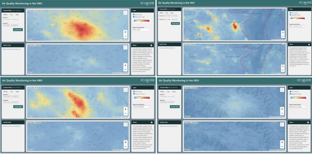 Monitoring air quality from space during the COVID-19 pandemic - ICIMOD