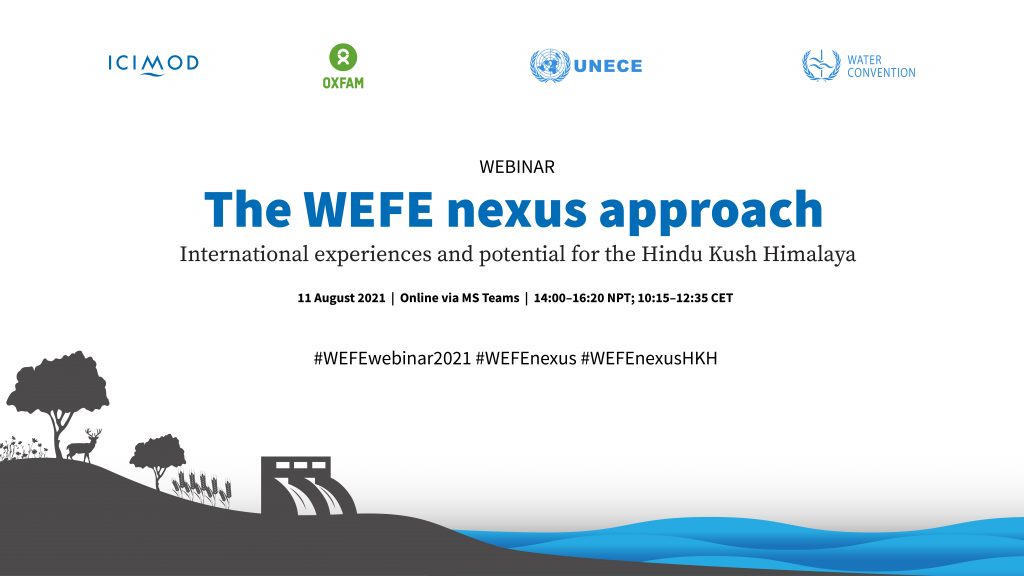 The WEFE nexus approach - ICIMOD