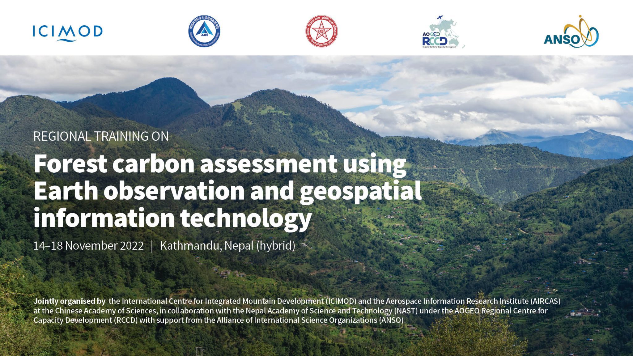 Regional training on Forest carbon assessment using Earth observation ...
