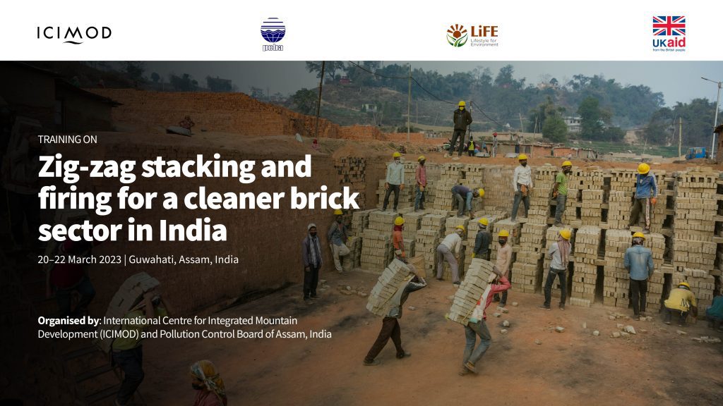 Zig-zag stacking and firing for a cleaner brick sector in India - ICIMOD